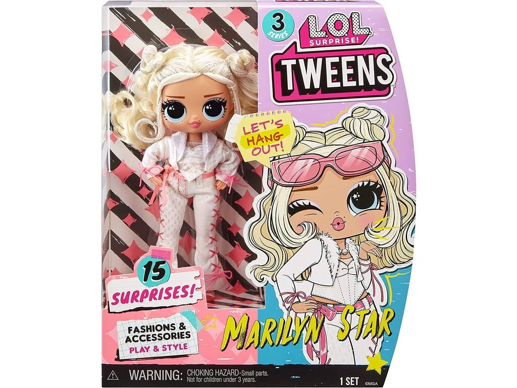 LOL Surprise Tweens Serie 3 Puppe Marilyn Star MGA 584063 - Juguetilandia