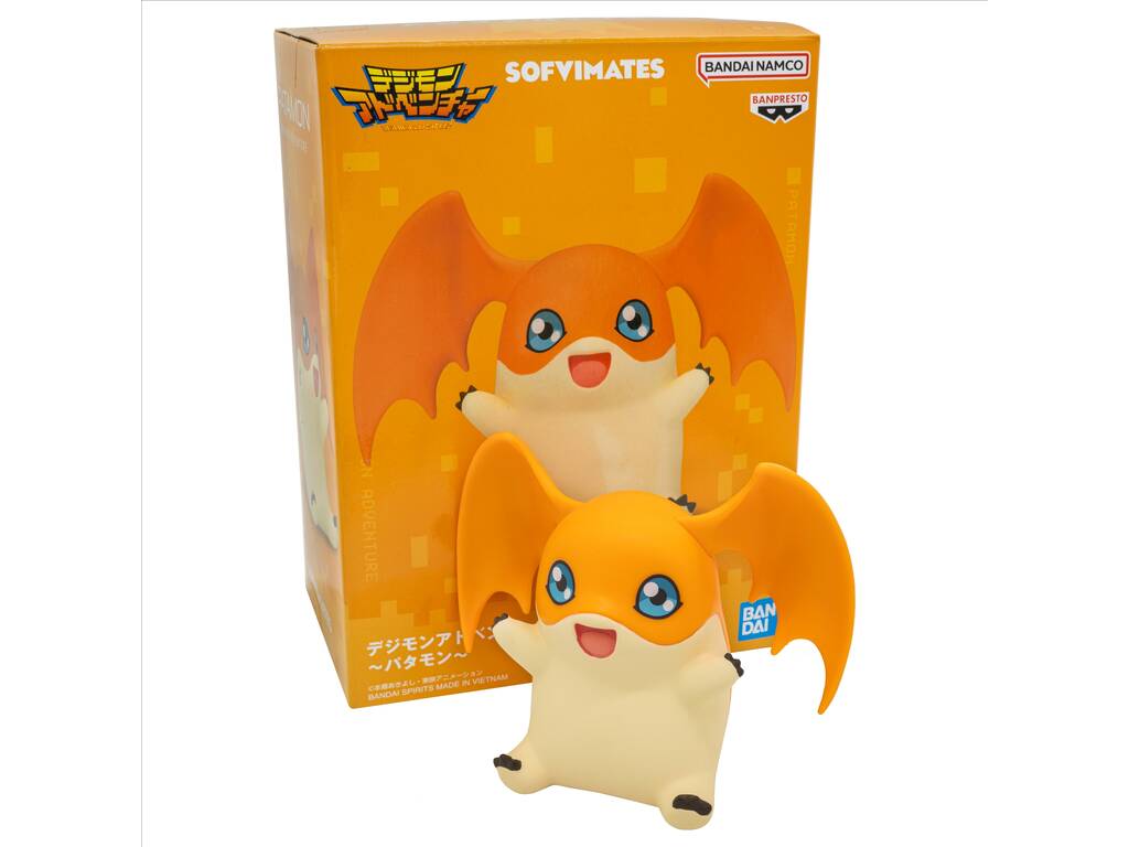 Digimon Adventure Sofvimates Figura Patamon de 10 cm | Juguetilandia